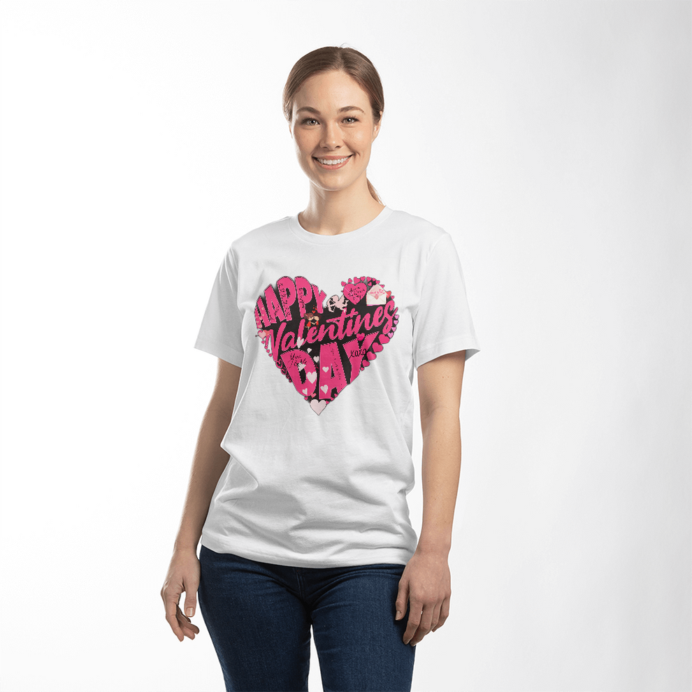 T-shirt: Happy Valentine's Day Collage – Malika Bourne Legacy
